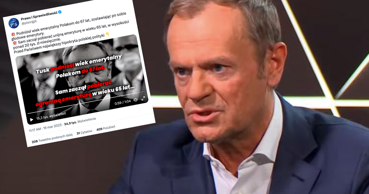 Nowy spot PiS uderza w Tuska. "Największy hipokryta polskiej polityki ...