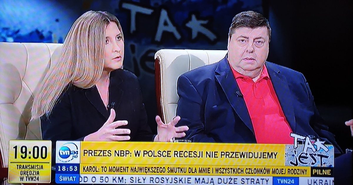 Piotr Semka wystąpił w "Tak jest" TVN24. Widownia stacji jest ...