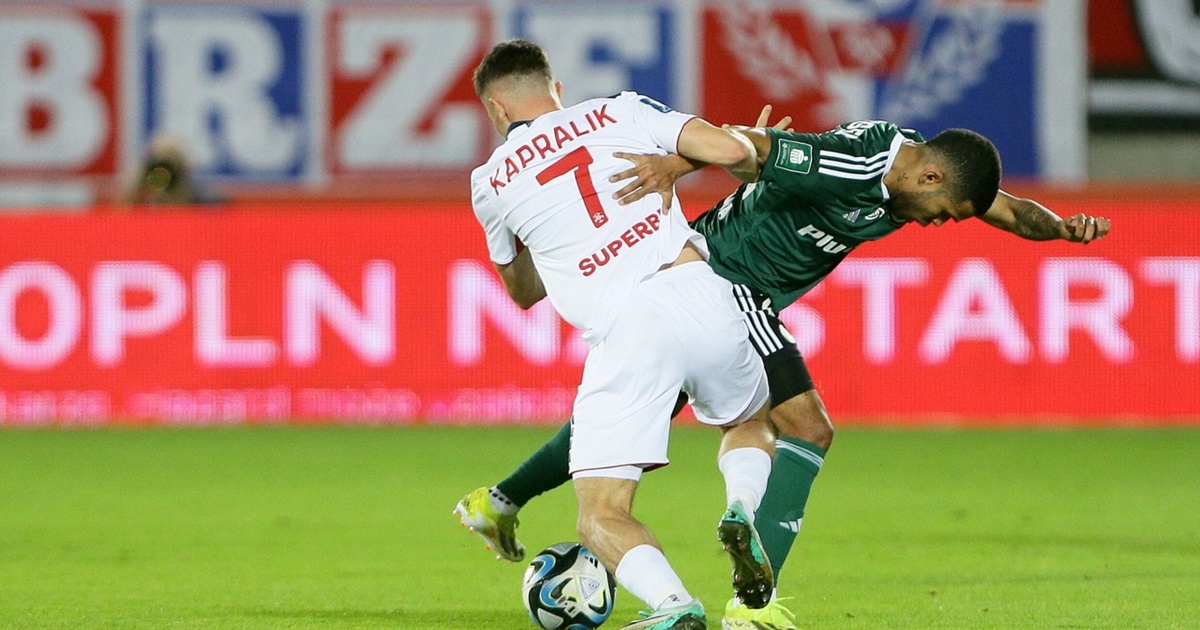 Legia na wyjeździe pokonała Górnika. Zabrzanie mogą mówić o pechu ...